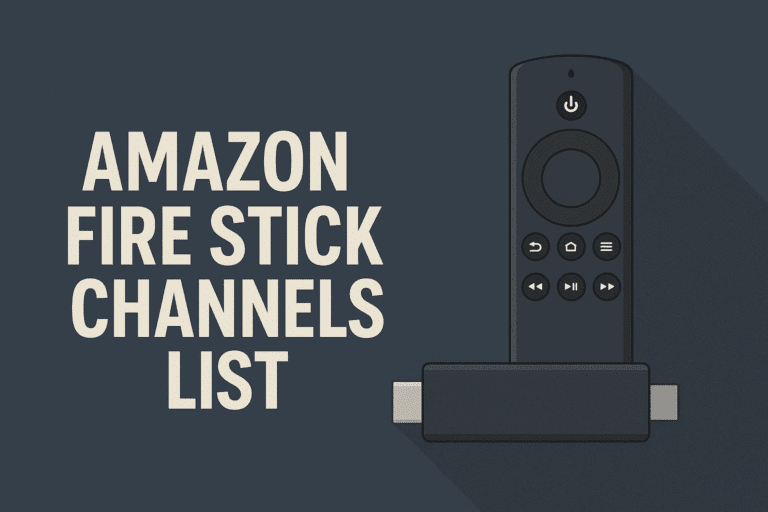 Amazon Fire Stick Channels List 2026