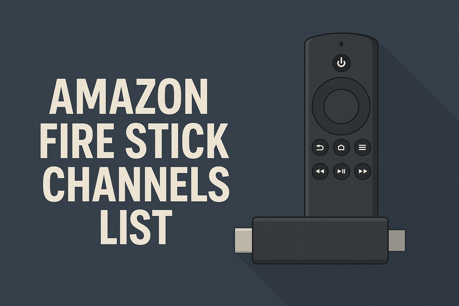 Amazon Fire Stick Channels List 2025