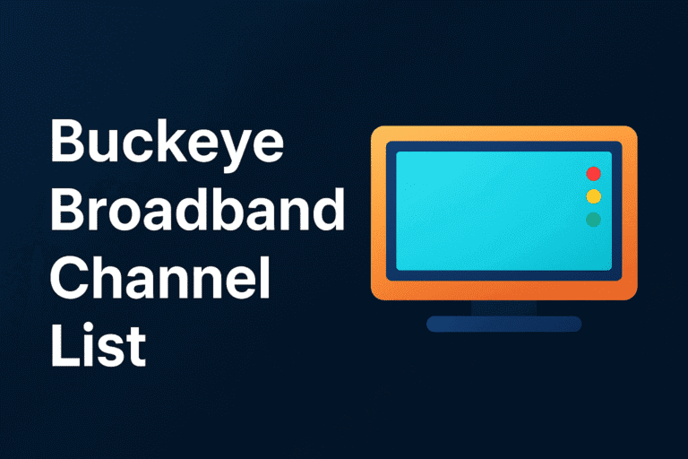 Buckeye Broadband Channel Guide 2026 (Complete List)