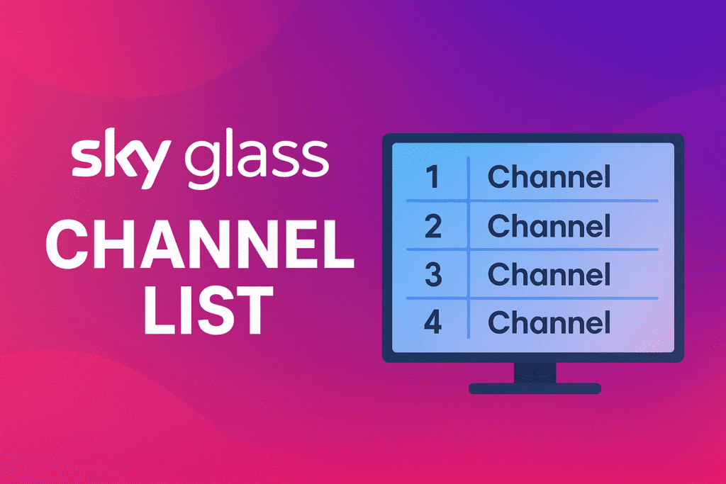 Sky Glass Channels List With Number 2026 (Updated List)